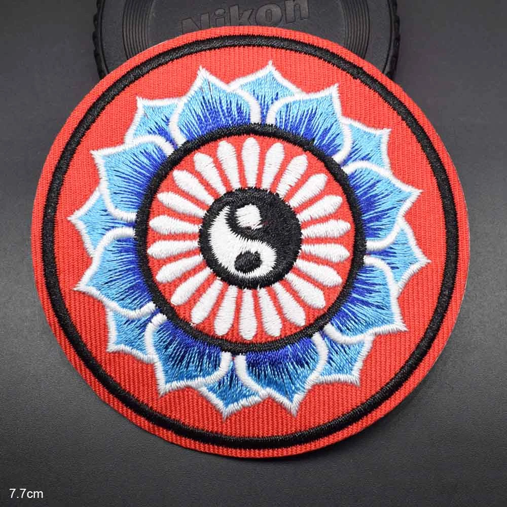 Taichi Tai Chi Iron on Sew on Embroidered Clothes Patch For Clothing ...