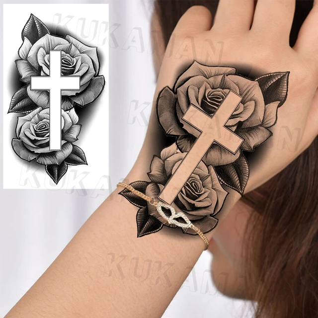 Cross Tattoos On Hand