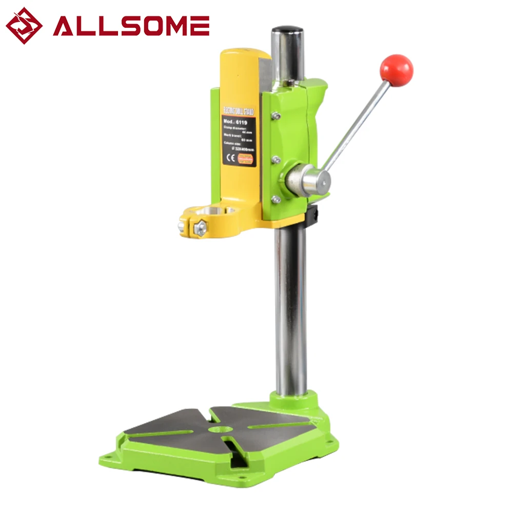 ALLSOME BG6127 Drill Press Stand Mini Electric Drill Bracket 90 Degree ...