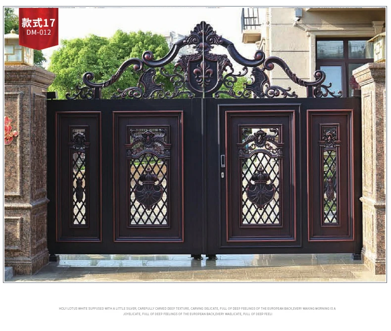 Hench-100-handmade-fancy-wrought-iron-gates-manufacturers-hot-selling ...