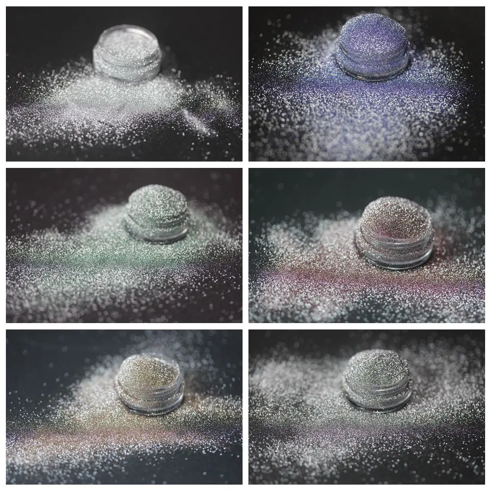Super Bright Silver Reflective Pigment Diamond Powder For Diy Arts ...