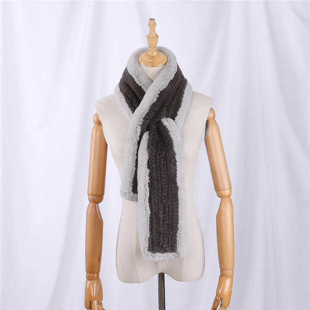 2022-New-Women-s-Winter-Real-Rex-rabbit-Fur-Scarf-Scarves-Girls-Wraps ...