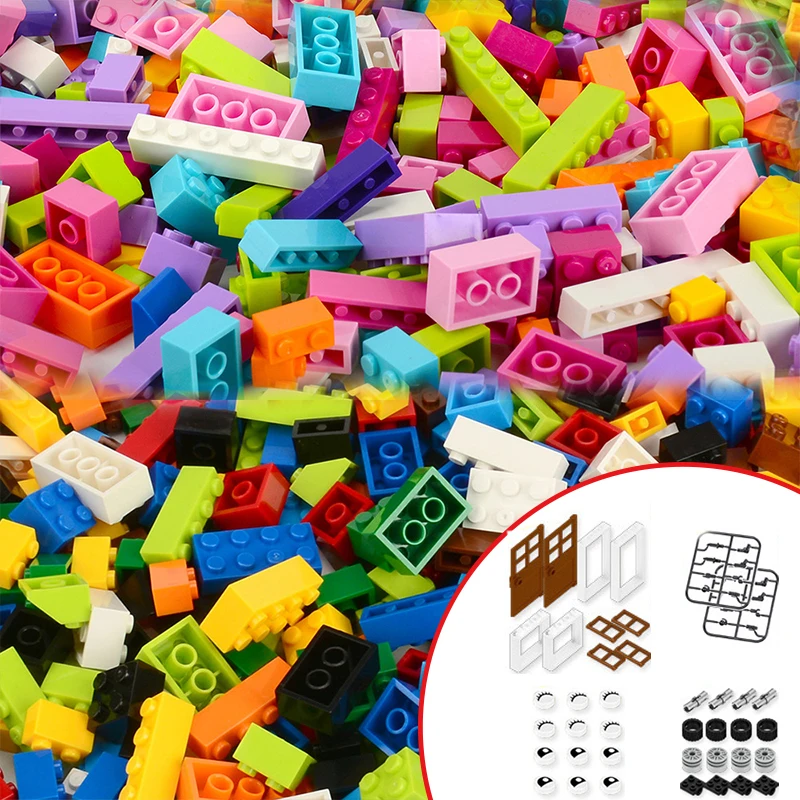Replacement Parts DIY Classic 250 1000+ Pcs Pieces Bricks Blocks ...