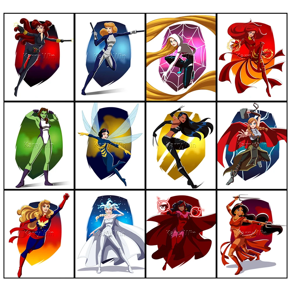 Superhero Disney Princesses