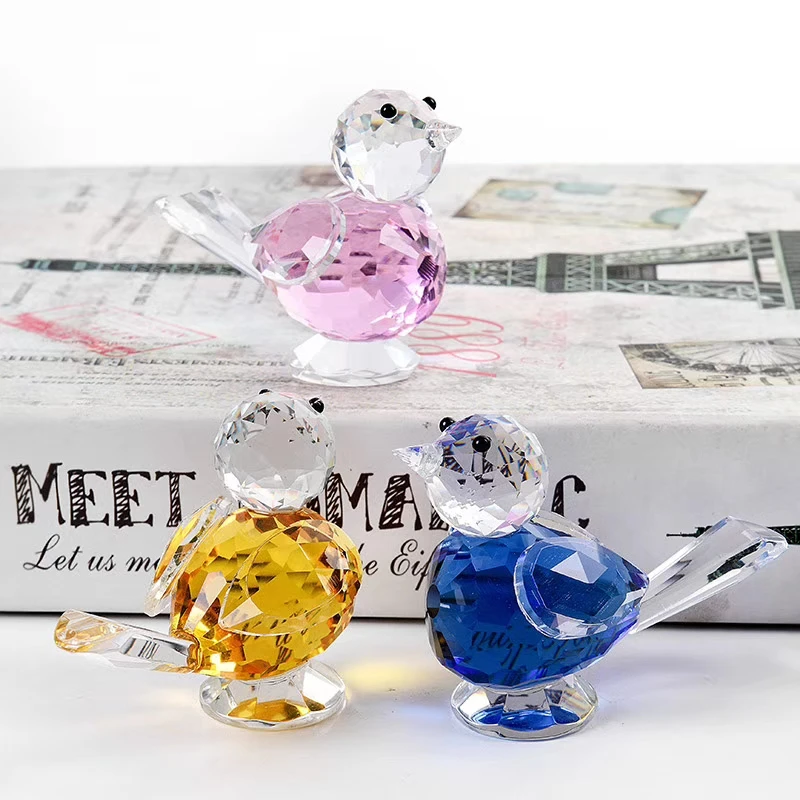 Crystal Ornaments Glass Decor | Crystal Figurine Paperweight ...