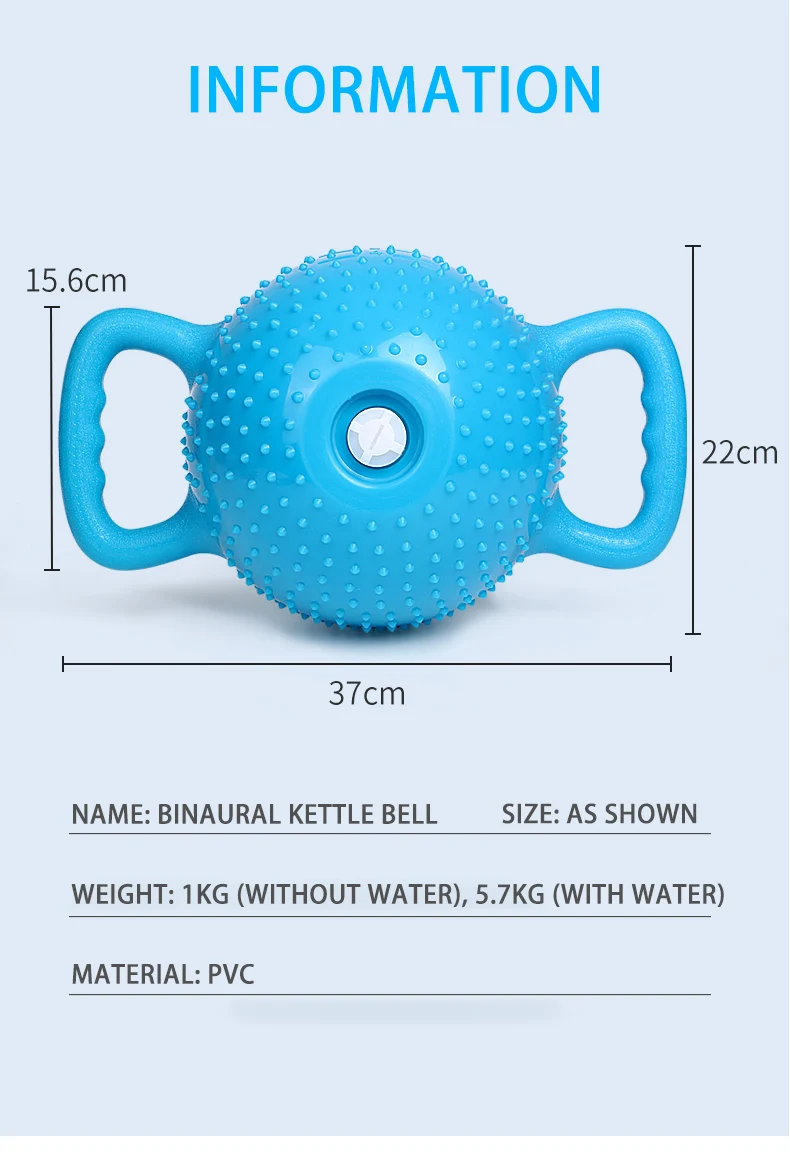 Fitness and Workout Water Filled Kettlebell - Life Changing Products