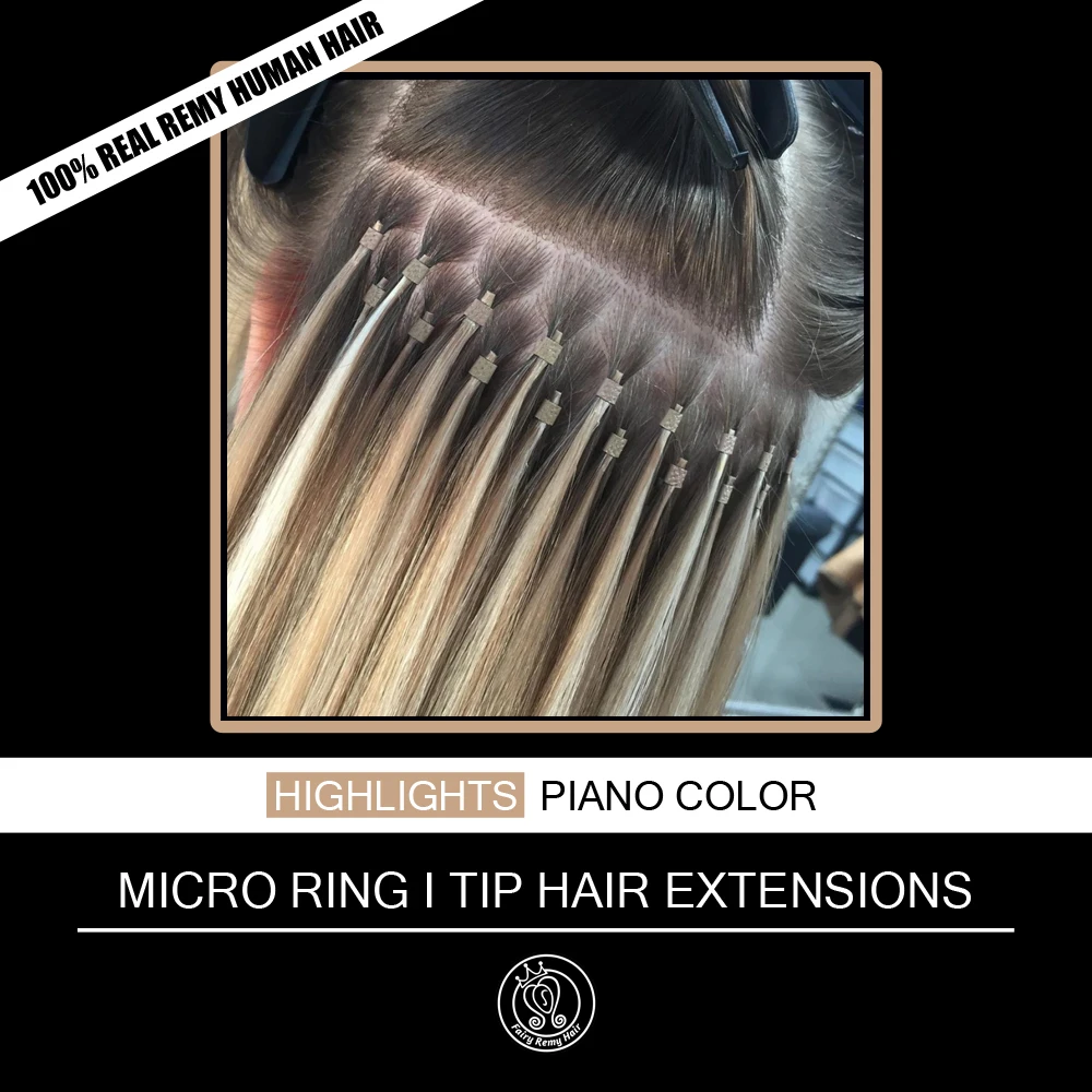 Keratin-Bonded-I-Tip-Hair-Extension-100-Remy-European-Highlights-Human ...