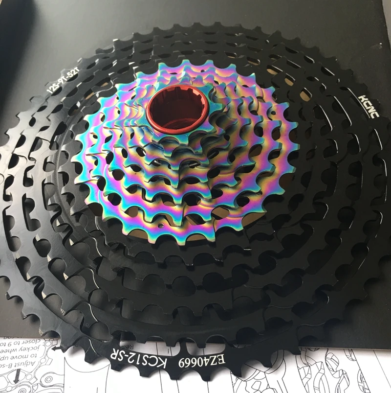 Kcnc Cassette 12-speed Mtb 9-52 Teeth Freewheel Cassette For Sram Xx1 ...