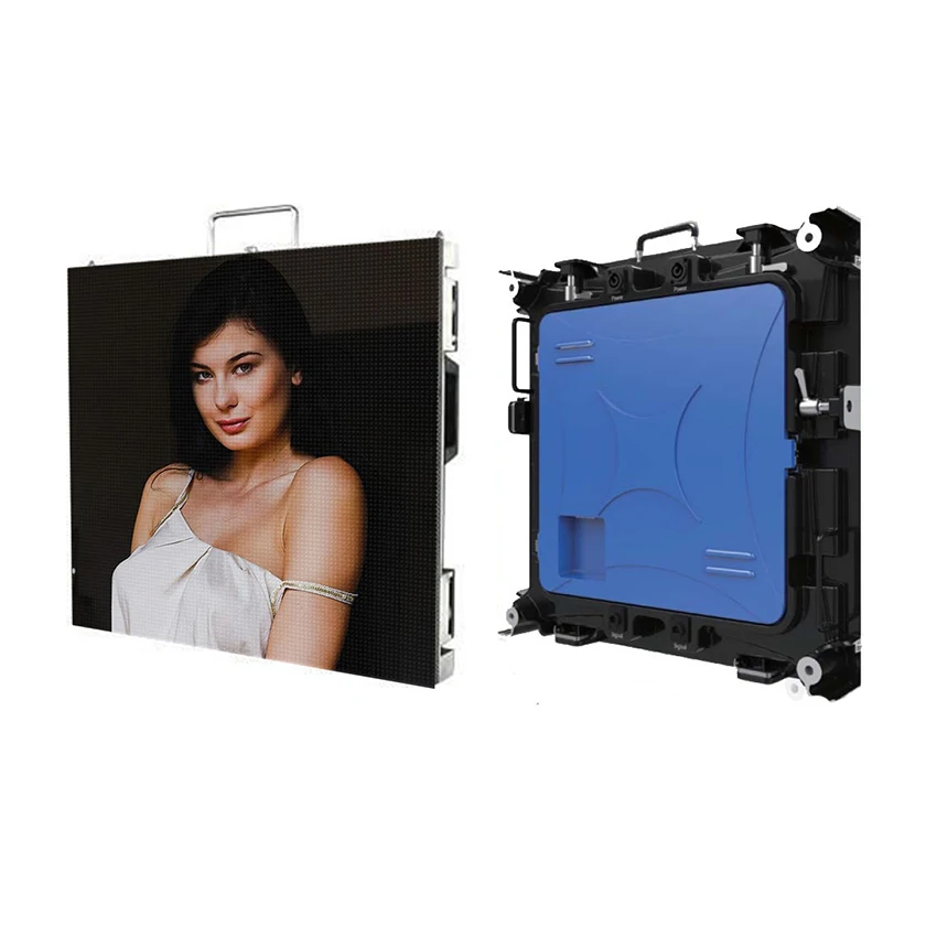 Panel de pantalla led P4 HD SMD para interiores, pantalla de aluminio ...