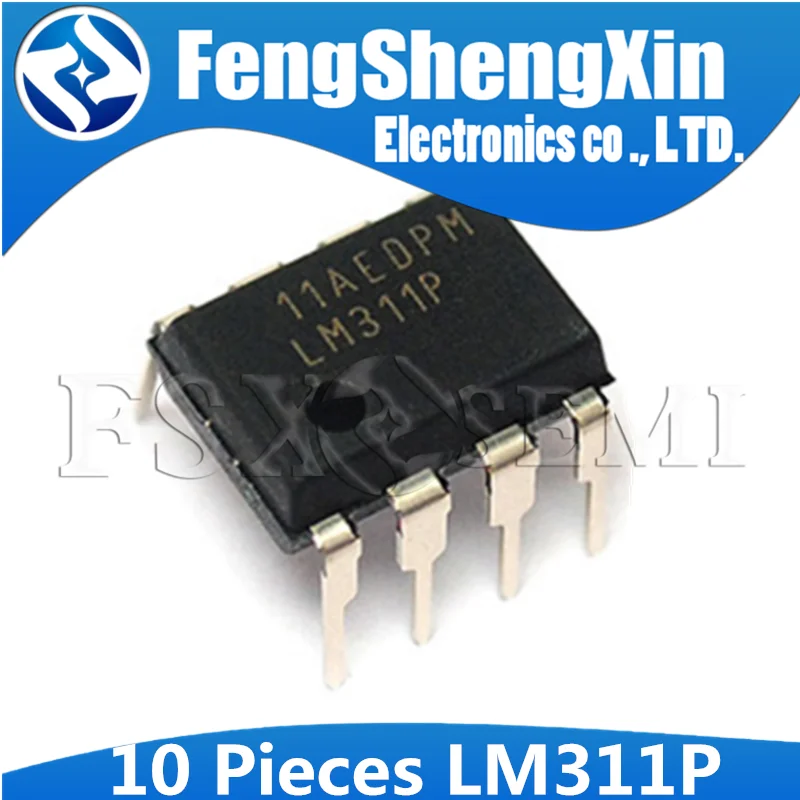 10pcs/lot LM311P DIP-8 LM311 Voltage comparator IC