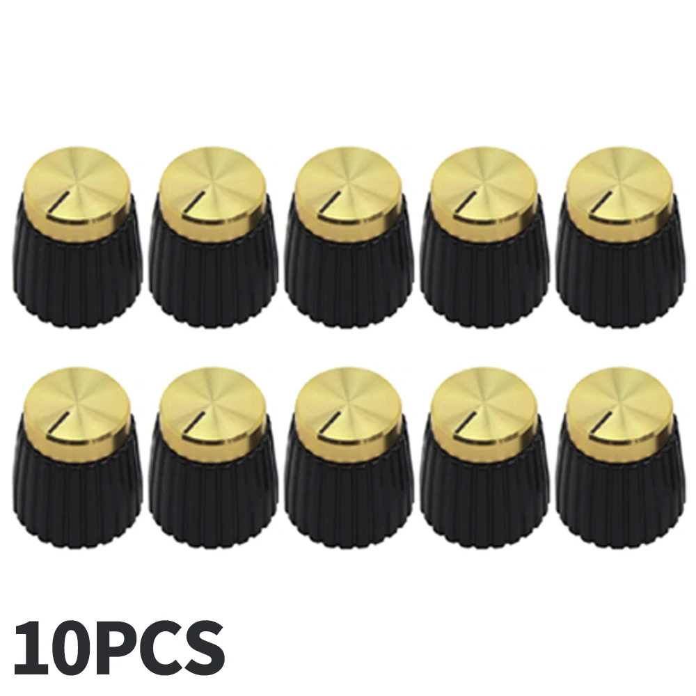 10-20-50pcs-ABS-Aluminum-Guitar-Amplifier-Knobs-Cover-Gold-Push-on-Fit ...