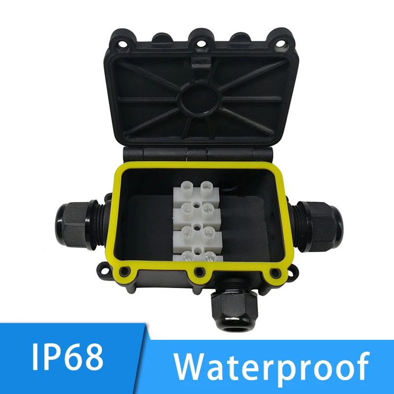Ip68 Junction Box Outdoor Waterproof 2 3 4 5 Way 5-12mm Cable Connector ...