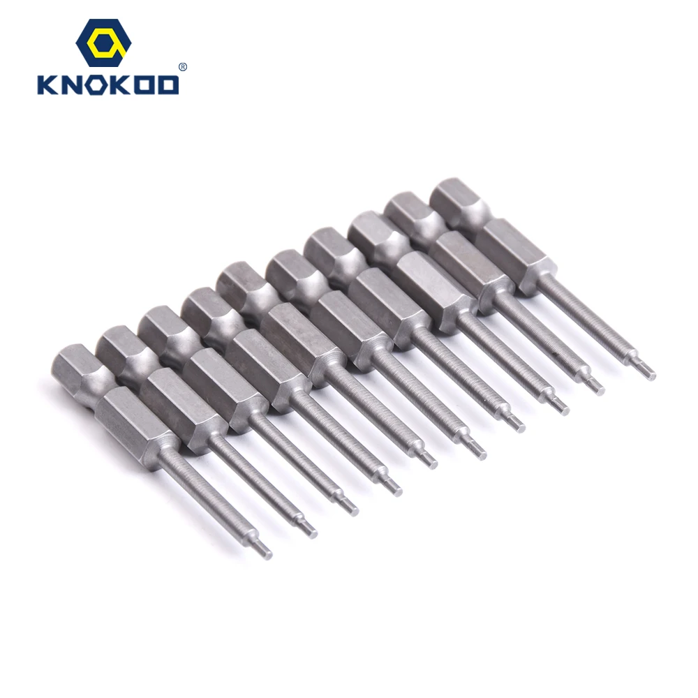 KNOKOO 10pcs/lot HEX6.35 Shank Screwdriver Drill Bit 50MM Length Screw ...