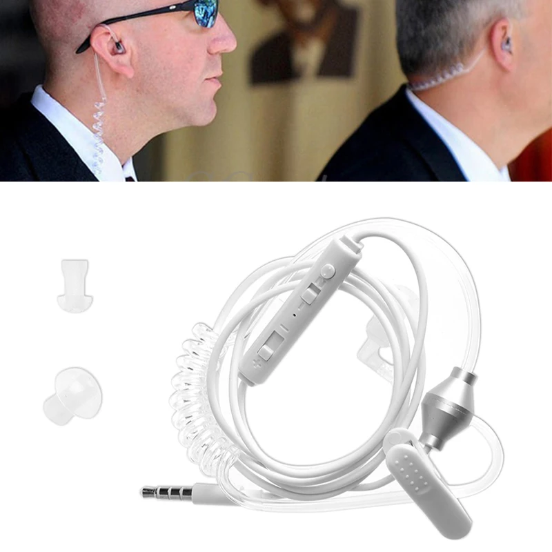2021-New-3-5mm-In-Ear-Anti-Radiation-Earphone-Air-Spring-Duct-With-Mic ...