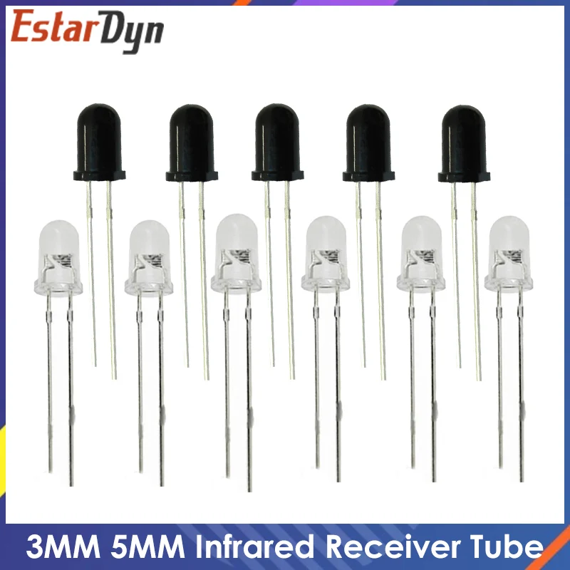 Emisor-infrarrojo-y-receptor-de-diodos-IR-para-arduino-10-piezas-3MM ...