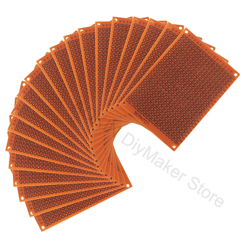 Copper Perfboard 20 PCS Paper Composite PCB Boards (5 cm x 7 cm ...
