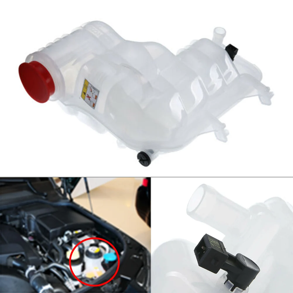 Clear Car Coolant Reservoir Tank w/ Sensor LR034654 For Land Rover ...