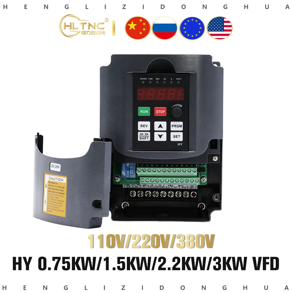 Variable Frequency Drive 0 400Hz 3P output 0.75KW 1.5KW 2.2kw 3KW ...