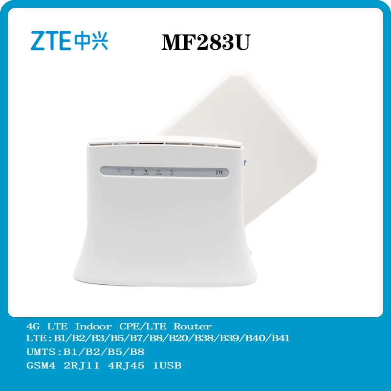Unlokced Zte 4g Wireless Router Mf283 Mf283u 4g Lte Cpe Wifi Router ...