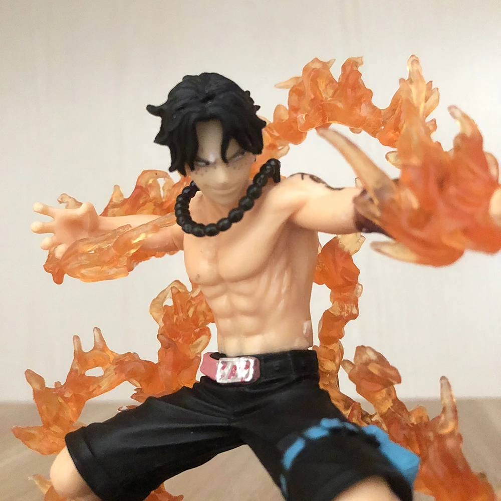 One Piece Fire Fist Portgas D Ace Action Figure Model 16cm PVC | One ...