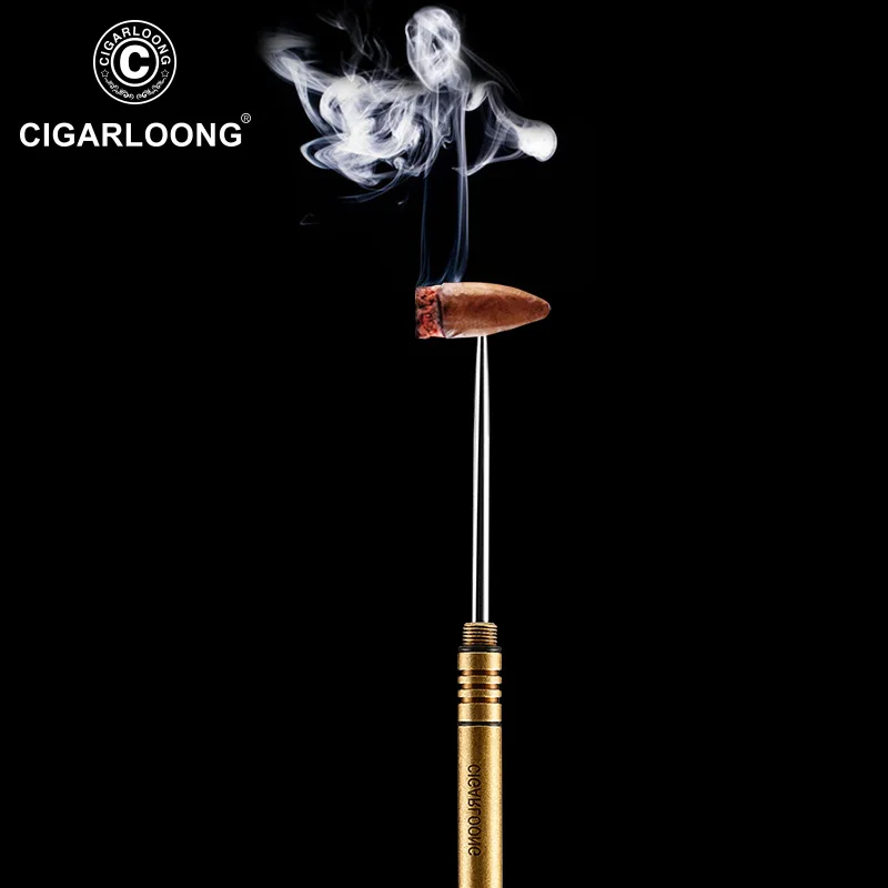 New Arrival CIGARLOONG Cigar Draw Brown Cigar Tool of Punch Cigar ...