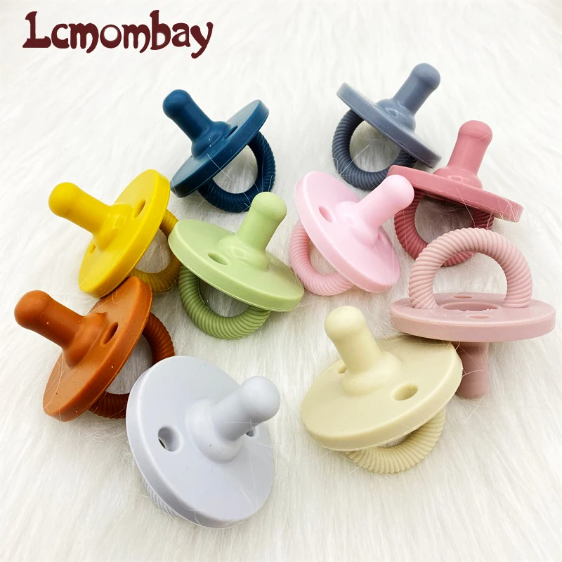 1pcs Baby Silicone Pacifier Infants Bite Chew Supplies Newborn Comfort ...