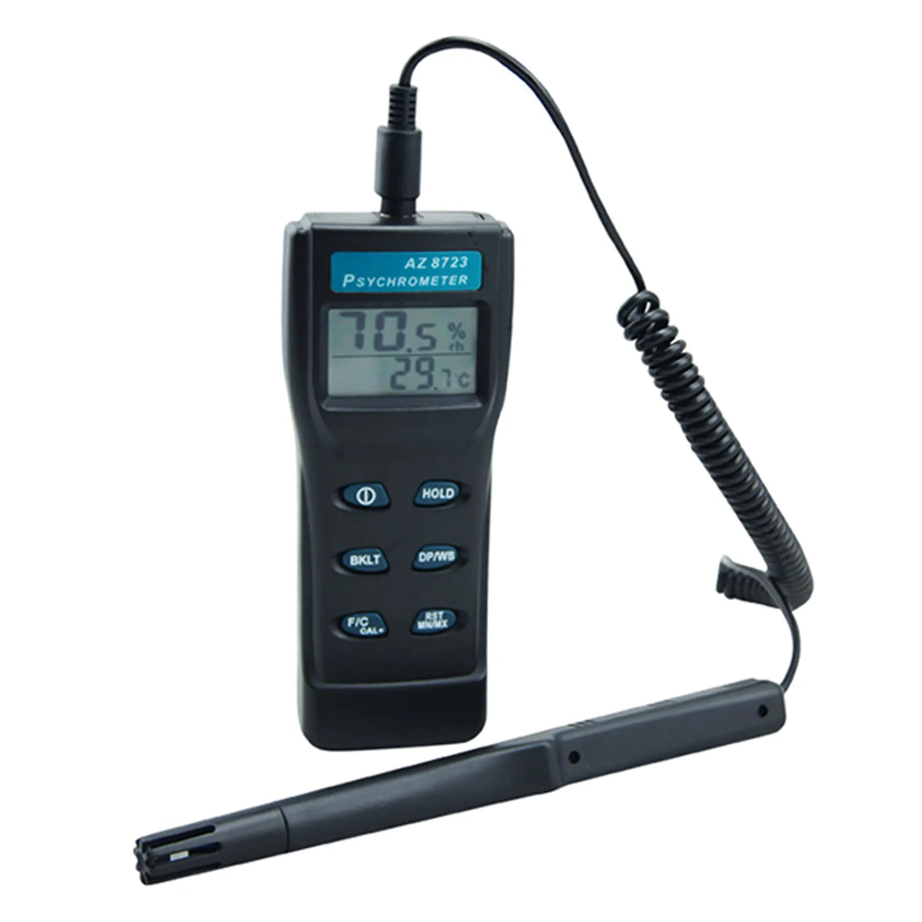 Portable AZ8723 Hygrometer Psychrometer Humidity Meter Dew Point Meter ...