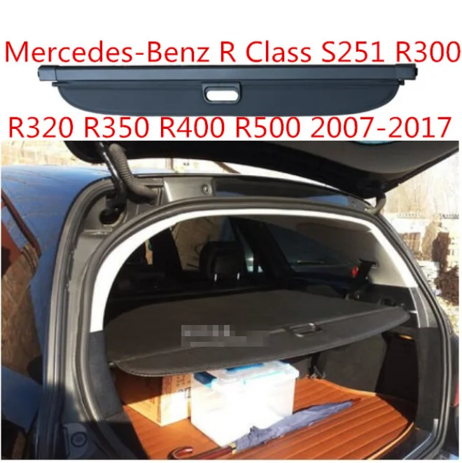 Car Rear Trunk Security Shield Cargo Cover For Mercedes-Benz R Class ...