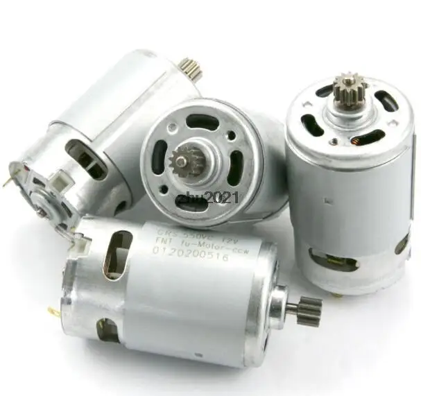 Motor Rs550 15 Dentes 14 11 Dentes 9.6v 10.8v 12v 14v14.4v 16.8v 18v ...
