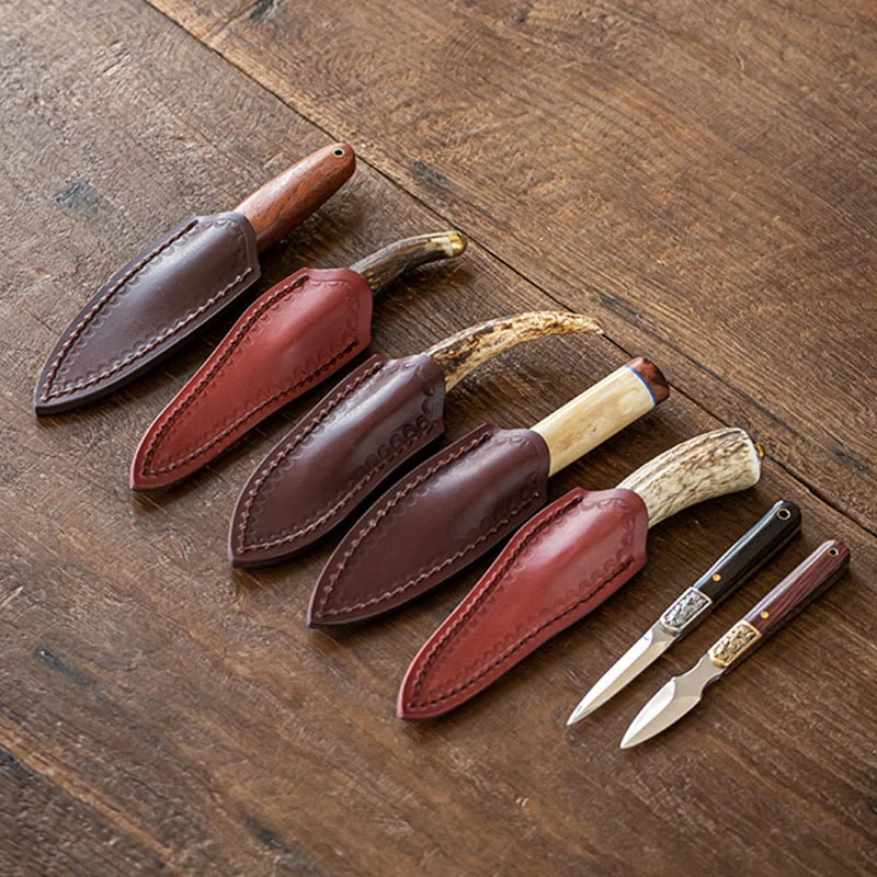 1pcs Chinese Style Puer Tea Knife Ebony Stainless Steel Damascus Tea ...