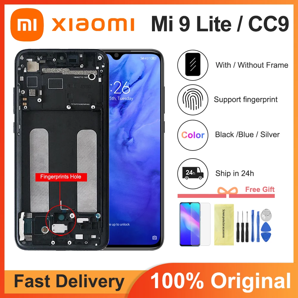 Original 6.39 super super super amoled para xiaomi mi cc9 lcd screen ...