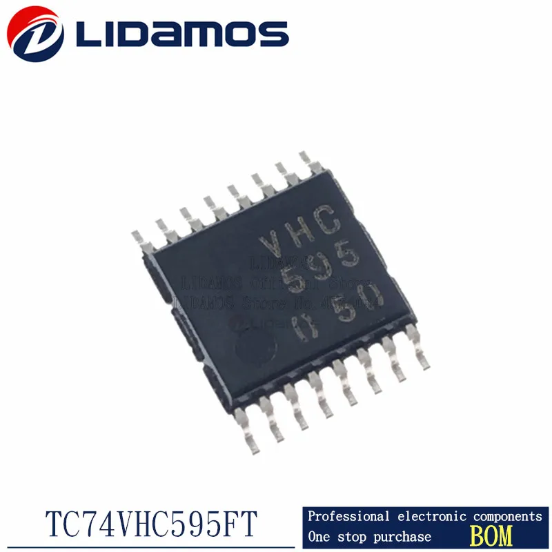 10-100piece Tc74vhc595ft Vhc 595 Vhc595 Tssop16 Tssop-16 8-bit Shift ...