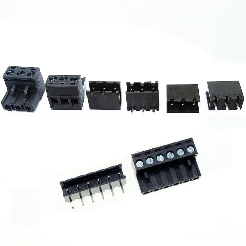 5-08mm-Black-Pluggable-PCB-Screw-Terminal-Blocks-Connector-Plug-Pin ...