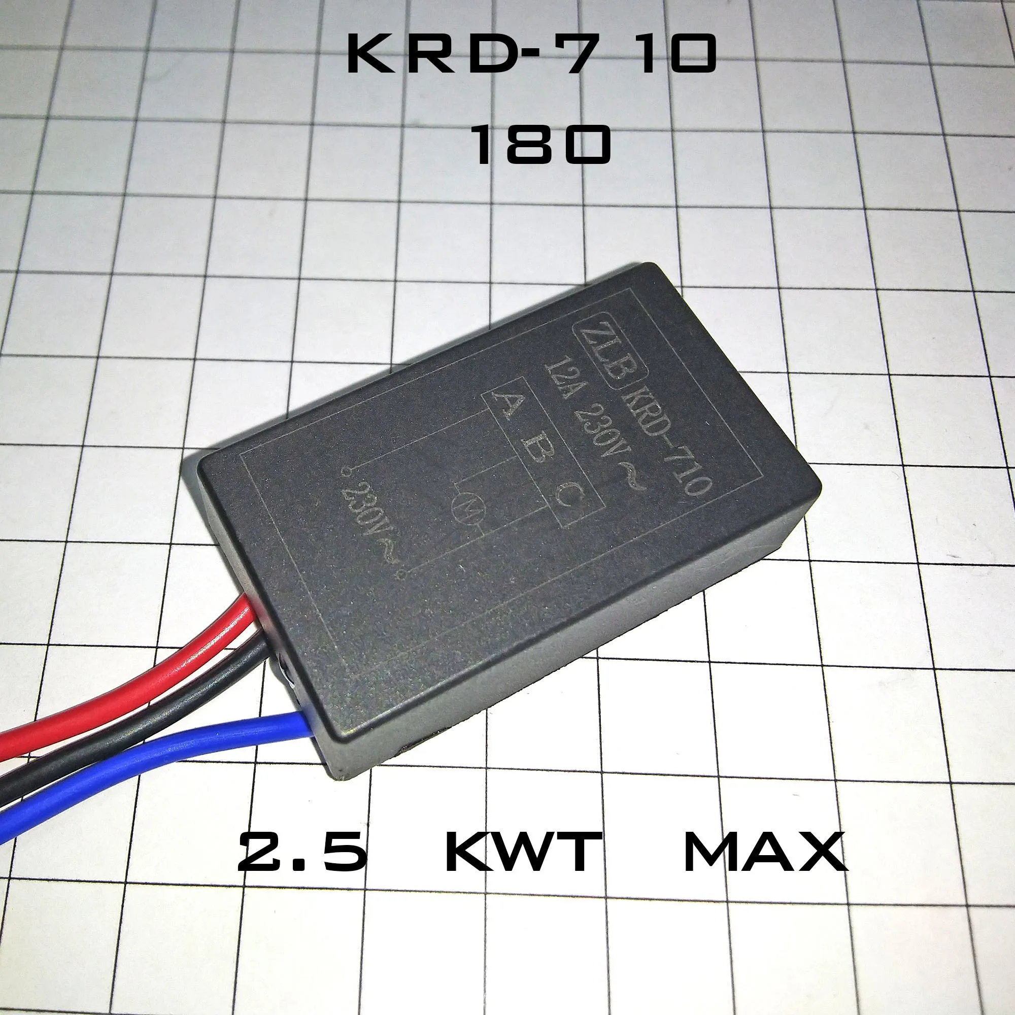 180 매끄러운 시작 최대 2,5 kW krd 710. 반드시 설명을 참조하십시오! 악기 예비 부품 도구, 악기 도구 건설 수리 ...