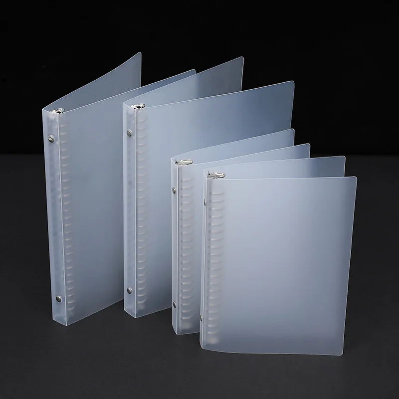 1pc transparent folder pp binder A4 B5 plastic shell multi functional ...