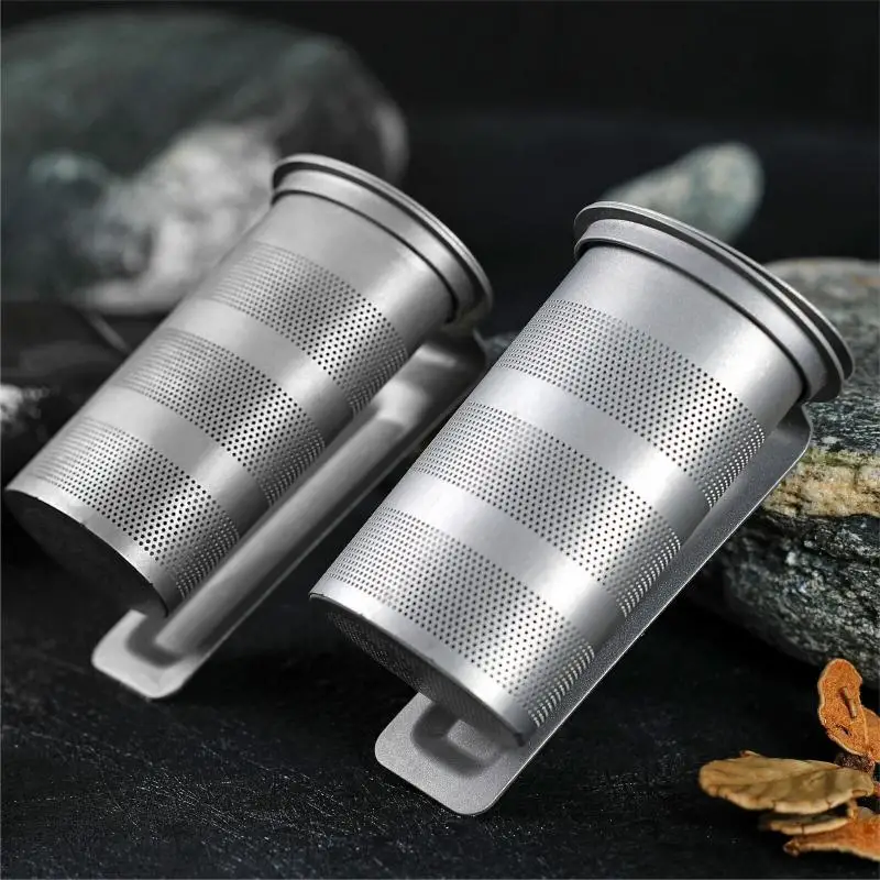 Portable-Titanium-Tea-Infuser-Filter-Leaf-Strainer-Diffuser-w-Removable ...