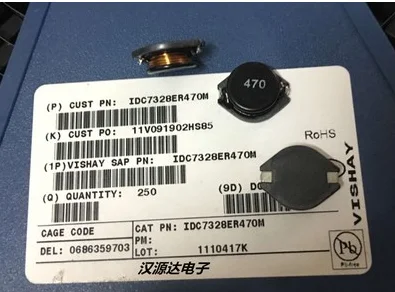 IDC7328ER470M DO5022P 47UH 4.5A VISHAY Chip inductor Pantalla de ...