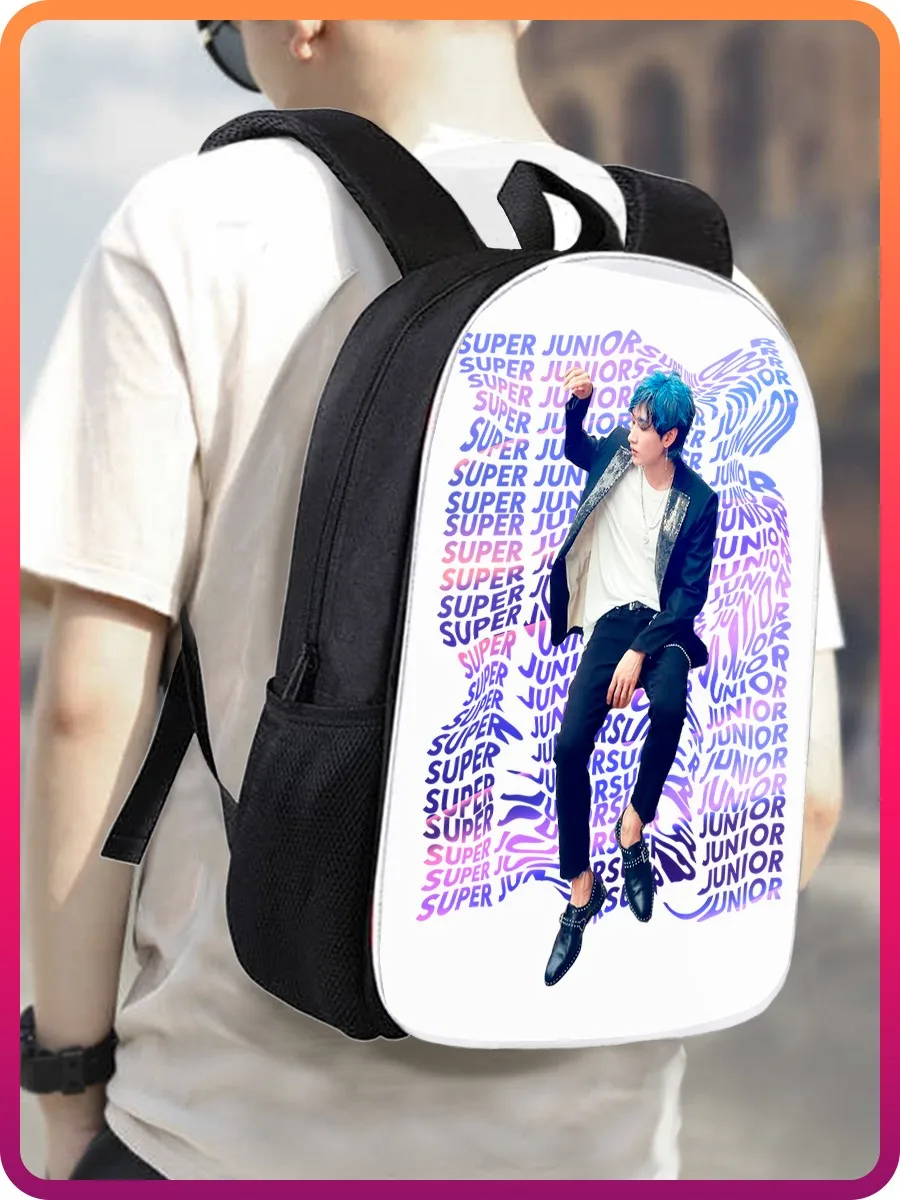 Backpack Super Junior (k-pop, Idols, Айдолы,leeteuk, Heechul, Donghae, Ryeowook And Kyuhyun ...