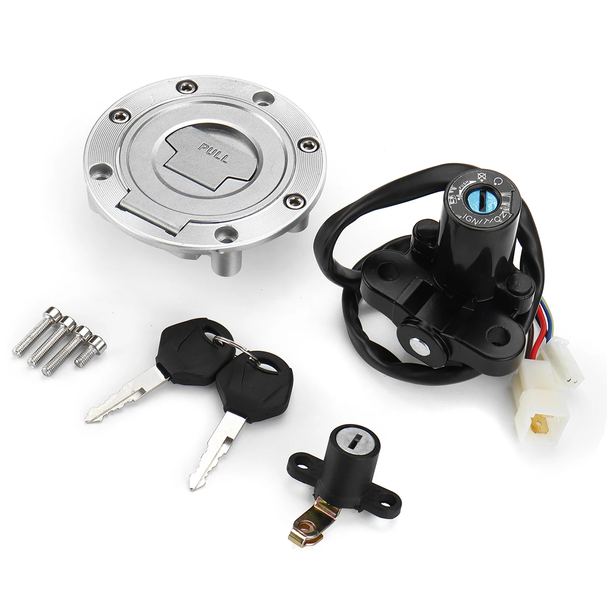 new-Motorcycle-Ignition-Switch-Lock-Fuel-Gas-Cap-Key-Set-For-Yamaha ...
