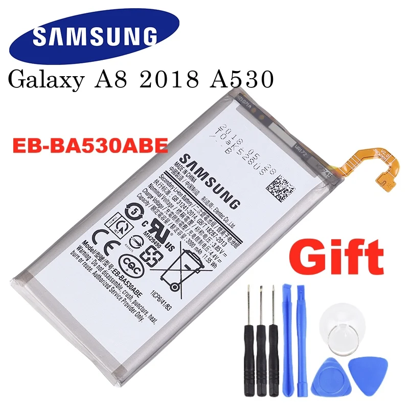 Samsung batería Original para Samsung Galaxy A8, 2018 (A530), A530, SM ...