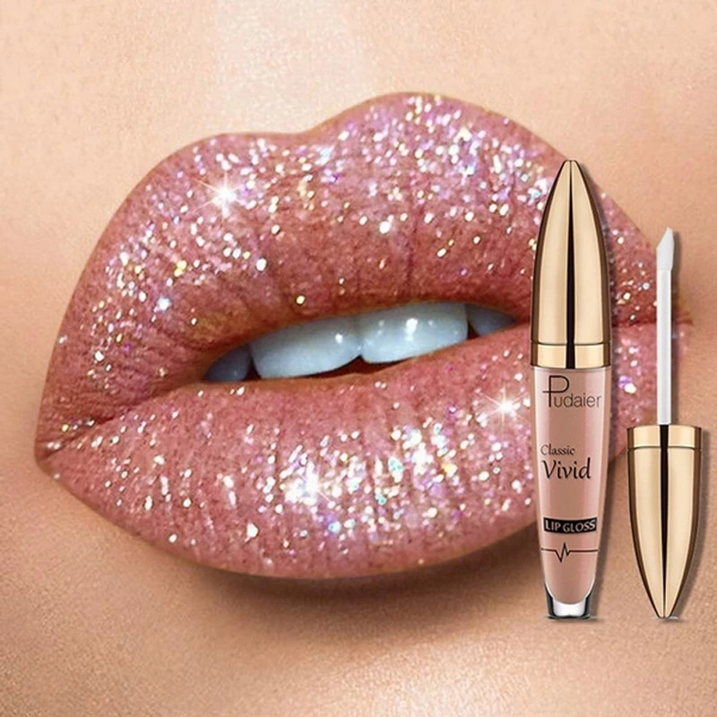 Brillo de labios de 18 colores, lápiz labial líquido de brillo mate a ...