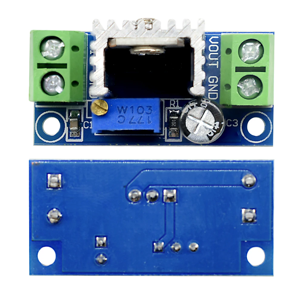 LM317 Adjustable Voltage Linear Regulator Power Supply Step Down Buck ...