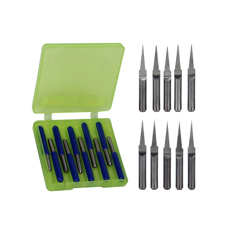 1PCS PCB 3D Milling Cutter 3.175 Shank Tungsten Carbide V Shape PCB ...