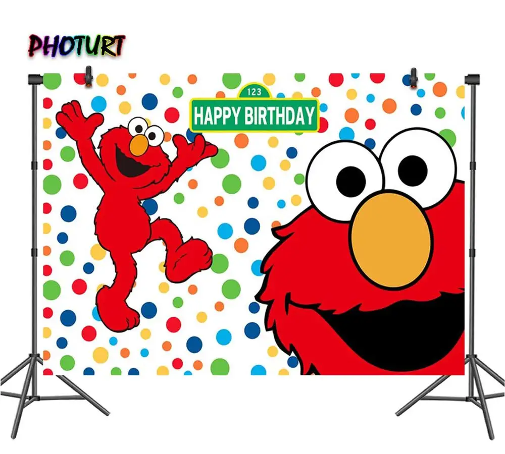 Elmo Birthday Background