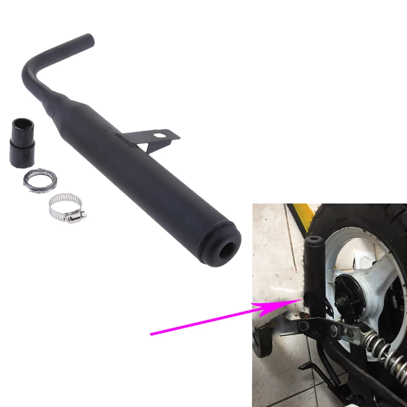 Motorcycle Muffler Exhaust Silencer Pipe For Yamaha Pw50 Pw 50 Silencer ...