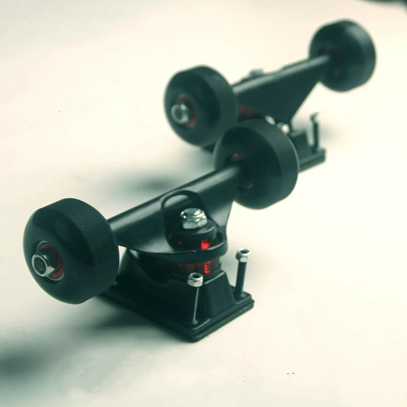 2-Sets-Skateboard-Wheels-Aluminum-Alloy-Skateboard-Trucks-Four-wheel ...
