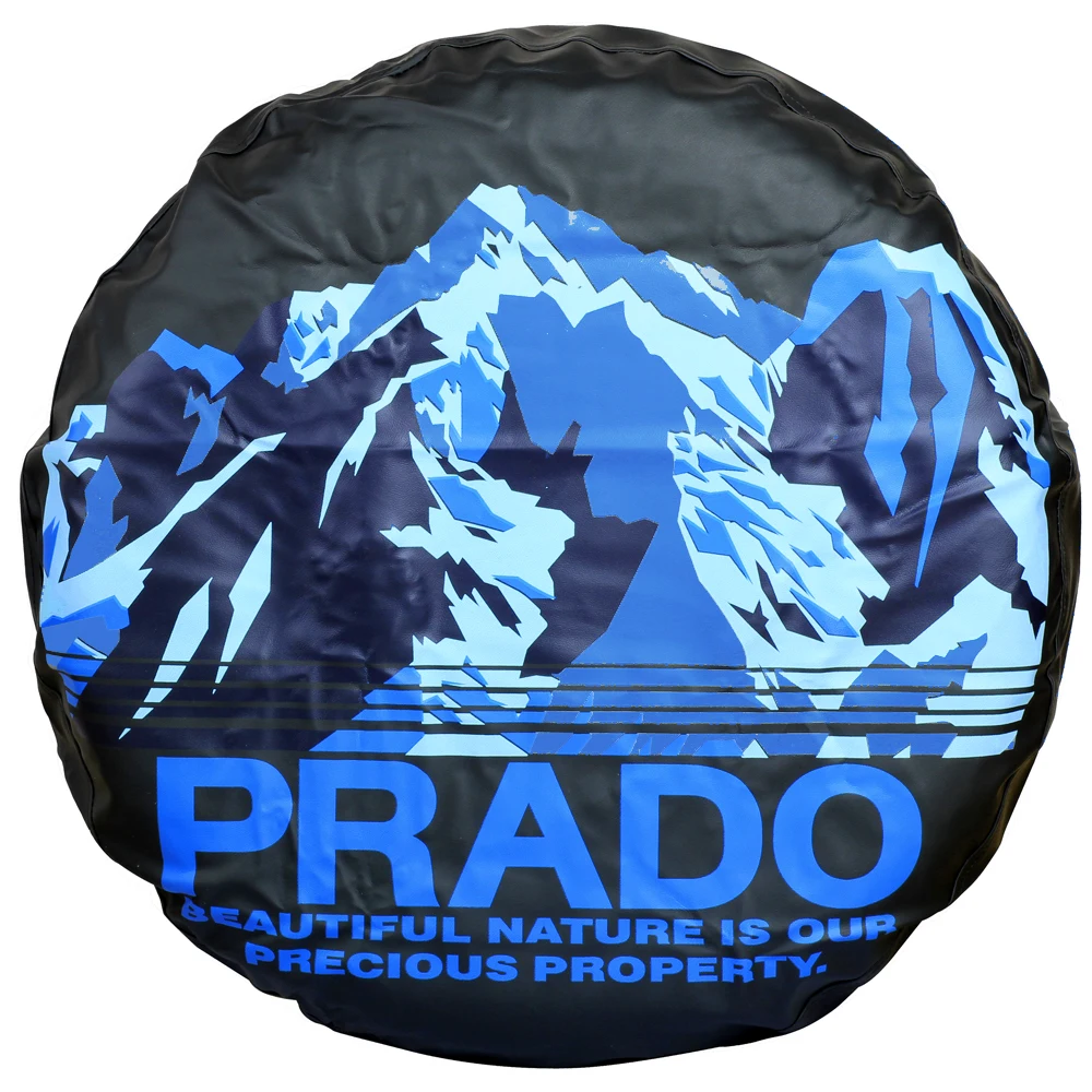 Moonet Universal PVC Leather 3 sizes Black Spare Tire Covers 15" 16" 17 ...