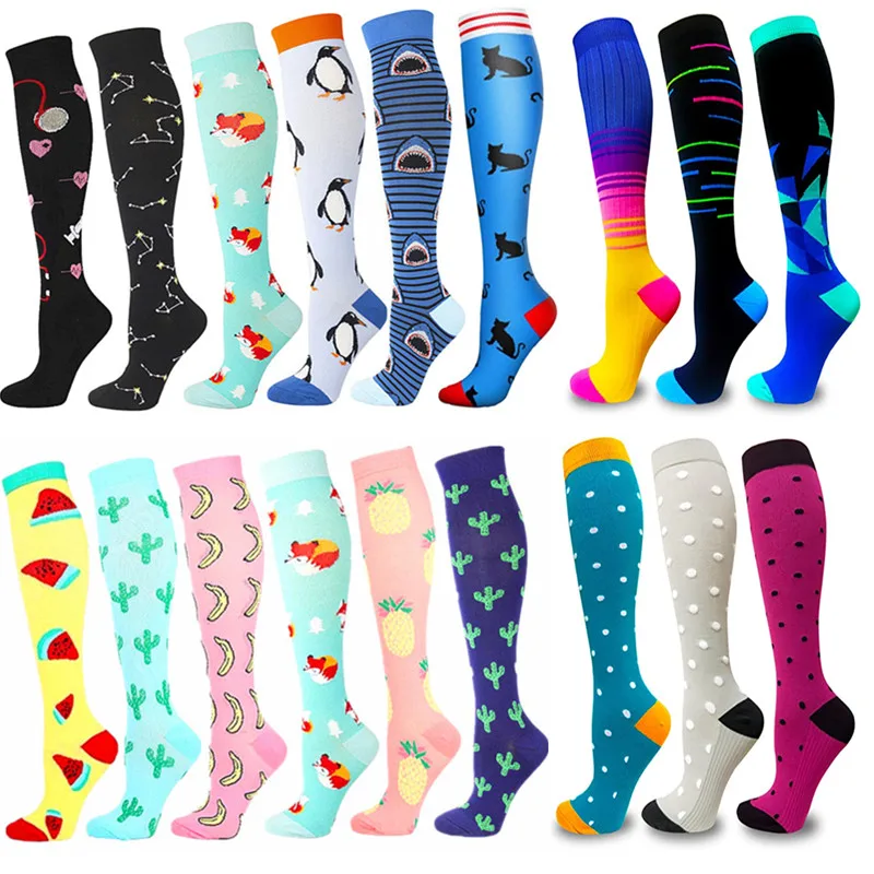 Unisex-Compression-Socks-Athelete-Soccer-Stockings-Pressure-Socks ...
