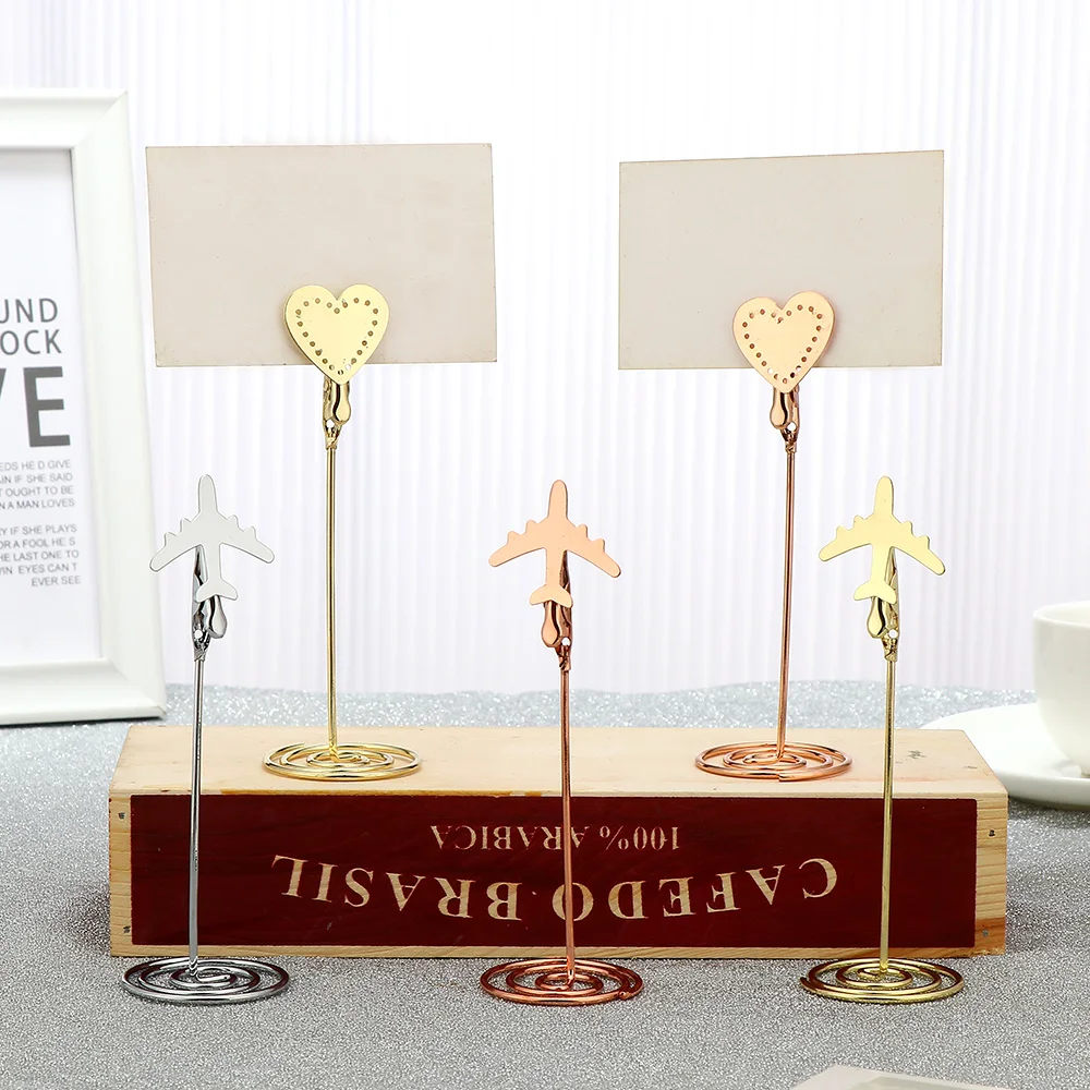 Table Number Holder Stands Name Seating Labels Placecard Clips Photo ...