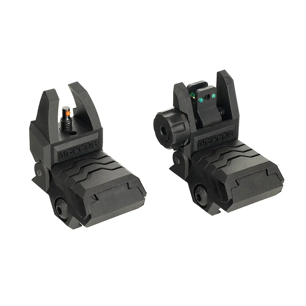Fiber Optic Iron Sights AR-15 Sight Flip Up Sights Front Sight Rear ...